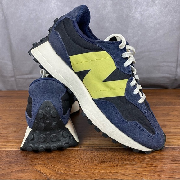 New Balance | Shoes | New Balance 327 Black Navy Yellow Eclipse First ...